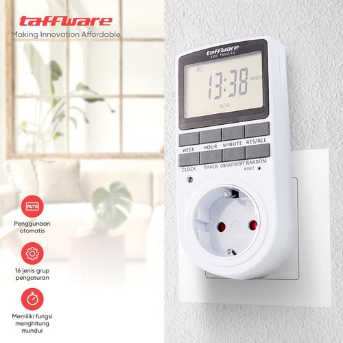 Jual Timer listrik digital Stop kontak programmable switch 10 program ...