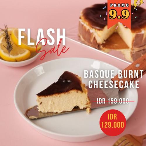 Promo BASQUE BURNT CHEESECAKE - Dessert / Birthday Cake / Kue Keju ...