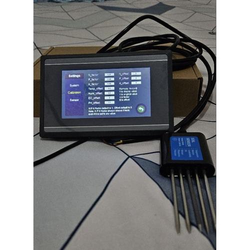 Jual new Soil Sensor 5 Pin Probe RS485 NPKPHCTH-S (7 in 1) Lengkap ...