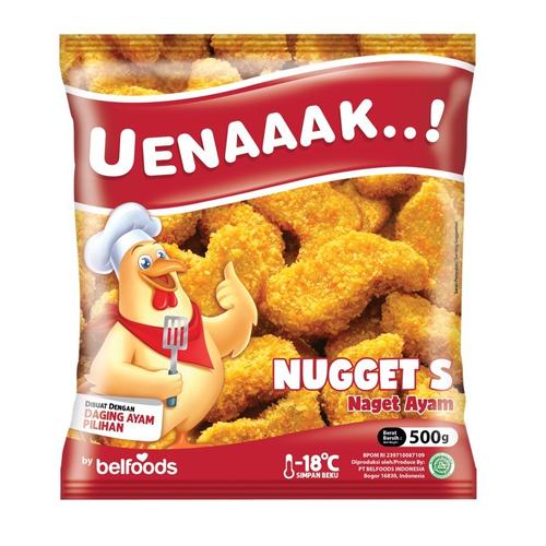 Jual Belfoods Uenak Nugget S 500gr - 1kg / 1000gr | Nugget Ayam - 500 ...