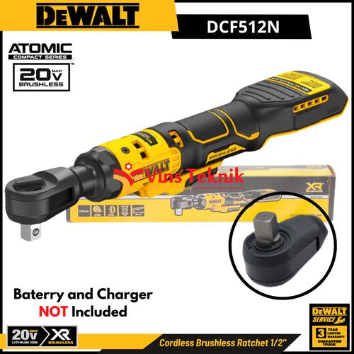 Promo Mesin Pembuka Baut Cordless Brushless Ratchet 1/2" 20V DEWALT ...