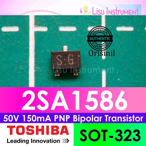Jual 2SA1586-GR 50V 150mA PNP Bipolar Transistor SG 2SA1586 SOT-323 SC ...