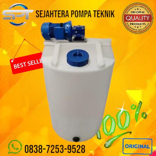 Jual Agitator Mixer kimia 0.75Kw 1HP 3Phase 380V + tanki 150 liter ...