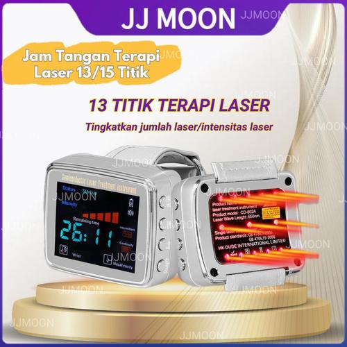 Jual JJMOON GARANSI 1 TAHUN Jam tangan Terapi laser 12/13/15 titik ...