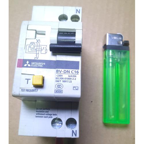 Jual RCBO/ELCB CURRENT MITSUBISHI BV-DN C16 1P+N 16 AMPER - Kota Bekasi ...