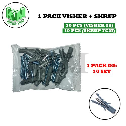 Promo Spiser Sekrup Set S8 Paket Skrup 7 cm dan Spiser Screw set ...