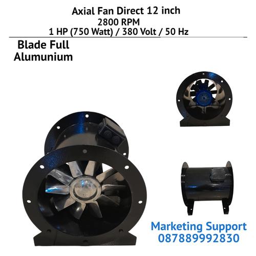 Jual Axial Fan 12 inch 750 Watt 2800 RPM Blower Dapur12 Inch 2800 RPM ...