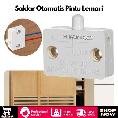 Jual Saklar Lampu Switch On Off Otomatis Pintu Lemari Kabinet Geser ...