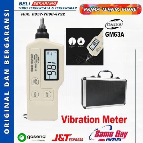Jual Vibration Meter GM63A Benetech ORIGINAL Vibrometer Tester GM-63A ...