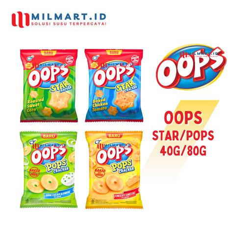 Jual OOPS CRACKERS OOPS STAR CHICKEN TOMAT OOPS POPS CAMILAN KREAKERS ...