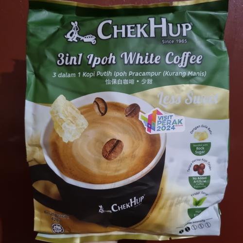 Jual chekhup 3in1 ipoh white coffee less sweet chek hup 3 in 1 less ...