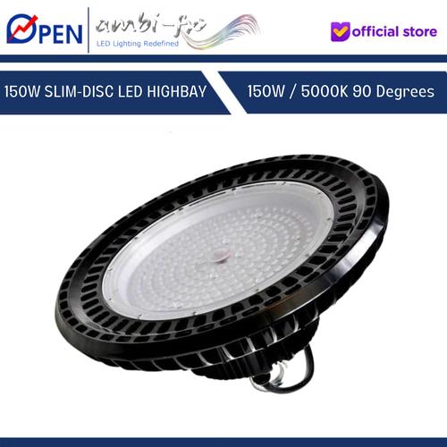Jual 150W Slim-Disc LED Highbay - 150W / 5000K Pure White / 90 Degrees ...