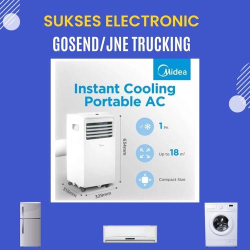 Jual AC Portable Midea 0.5PK MPHA-05CRN7 Multiple Function Air ...