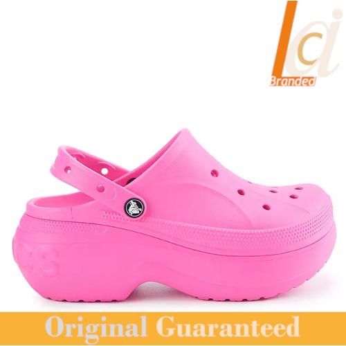 Jual Sepatu Sandal Platform Clog Wanita Original Crocs Bella Clog - Electric Pink - Kota Depok ...