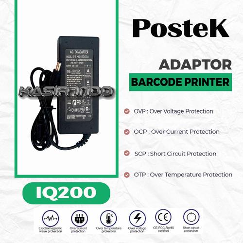 Jual Adaptor Postek IQ200 Barcode Printer | Power Supply Printer ...