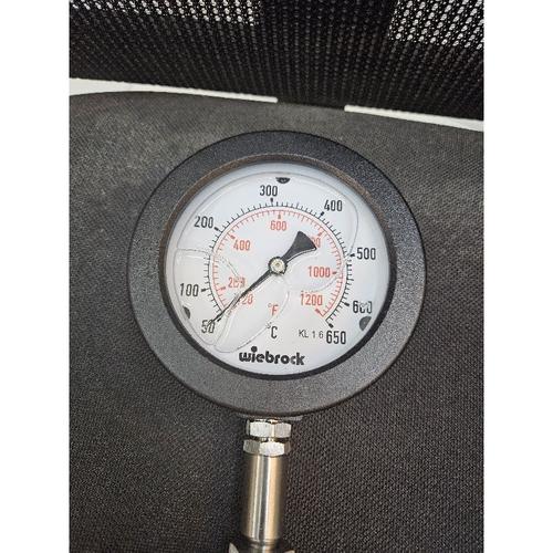 Jual Thermometer Exhaust Gas Buang; Termometer Gas Buang 4" x 650 Deg ...