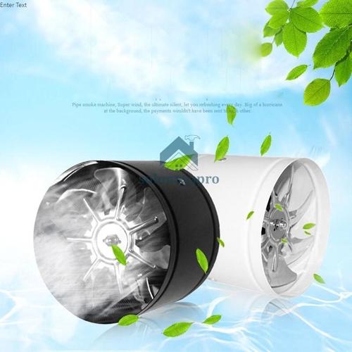 Jual Metal Inline Duct Fan Booster Exhaust Blower Air Cooling Vent 220V ...