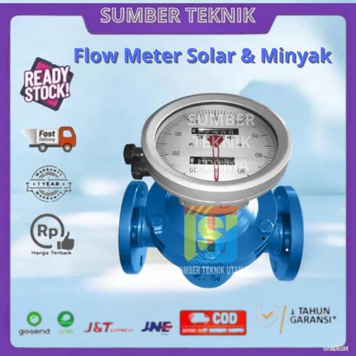 Jual Flow meter Solar 4 inch Flowmeter Flange Solar 4" Oval Gear - Jakarta Barat - SUMBER TEKNIK ...