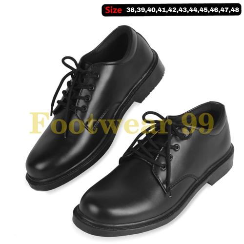 Jual sepatu pdh pendek fantopel kilap dop security sepatu dinas ...