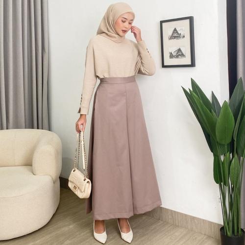 Jual Nuna Kulot | Celana Kulot Lebar Wanita Premium | Celana Rok Formal ...