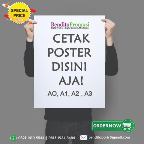 Jual Cetak Poster A0, A1, A2, A3, Print Poster Jumbo, Cetak Poster HVS ...
