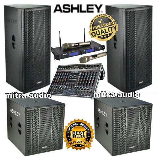 Jual Paket Sound System Speaker Aktif ASHLEY 15 Inch + Subwoofer Aktif ...