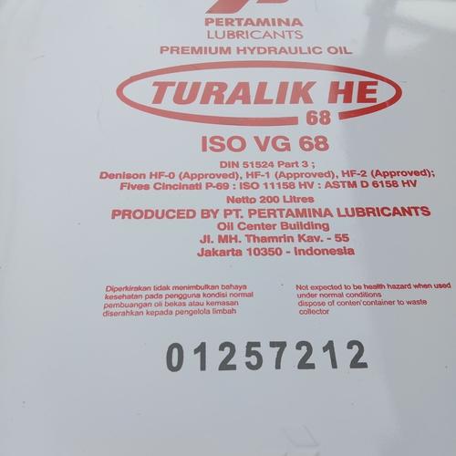 Jual OLI MESIN HIDROLIK TURALIK HE ISO VG 68 - Jakarta Barat - SUKMARA SINAR MAS | Tokopedia