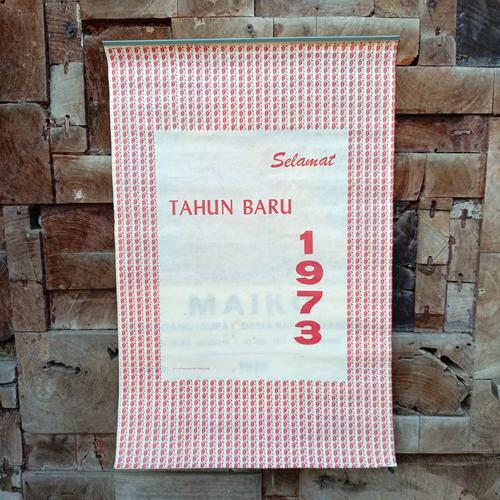 Jual Barang jadul KALENDER TAHUN 1973 dwi wulan Kondisi New old stock ...