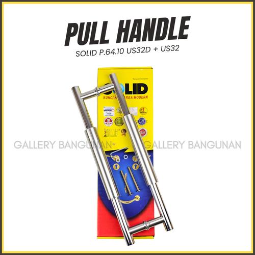 Jual Solid Pull Handle P.64.10 US32D + US32 Handel Pintu Satu Set Untuk ...