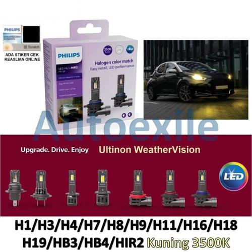 Jual Philips Ultinon Weather Vision LED H1 H3 H4 H7 H8 H9 H11 H16 H18 H19 HB3 HB4 HIR2 9005 9006 ...