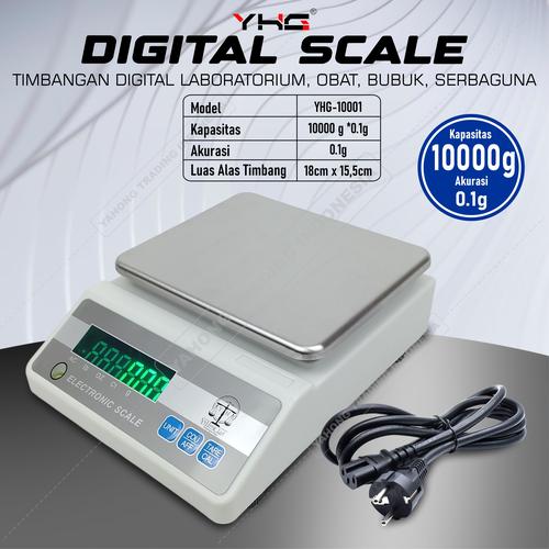 Jual Timbangan Digital 600g 1kg 2kg 3kg 6kg 10kg Timbangan Laboratorium Dapur Obat Lab Cairan ...