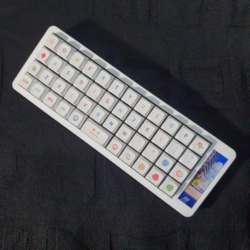 Jual BINO40 Ortho mechanical keyboard with oled and knob Hotswap ...