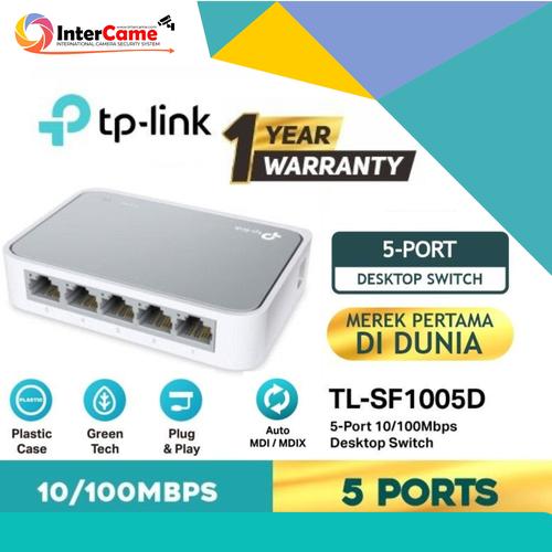 Jual Switch Hub TP Link 5 Port TL-SF1005D 10/100Mbps Network Lan Internet - Kota Bandung ...