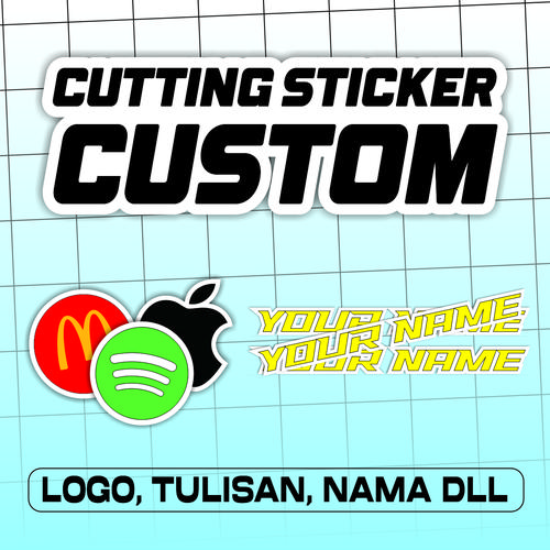 Jual Custom Sticker Cutting Logo, Tulisan & Nama - Kota Tangerang ...