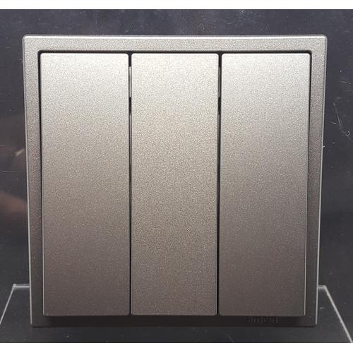 Jual SIMON I7 GREY SAKLAR PUSH BUTTON TRIPLE / TRIPLE BELL MOMENTARY ...