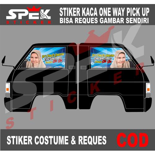 Jual STIKER ONE WAY KACA PINTU SEMUA JENIS PICK UP BISA REQUEST SESUAI ...