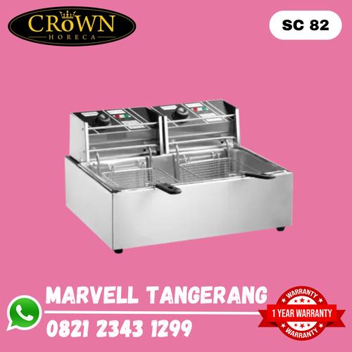 Jual Electric Deep Fryer CROWN SC 82 / Penggorengan Listrik 2 Tungku 12 ...