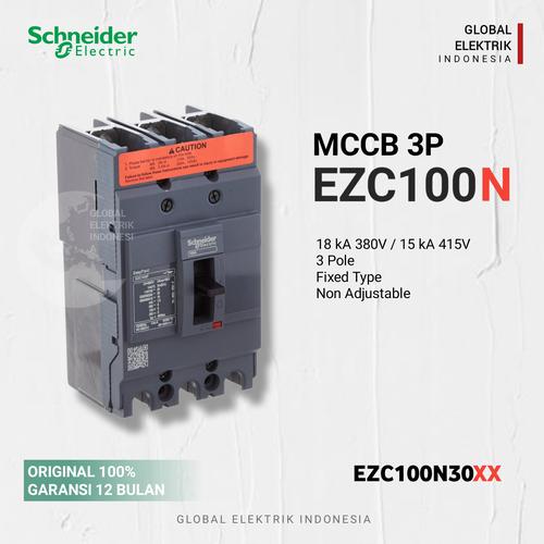 Jual MCCB 3P 15A 18KA EZC100N Breaker EasyPact 3 Phase SCHNEIDER EZC100N3015 - Jakarta Barat ...