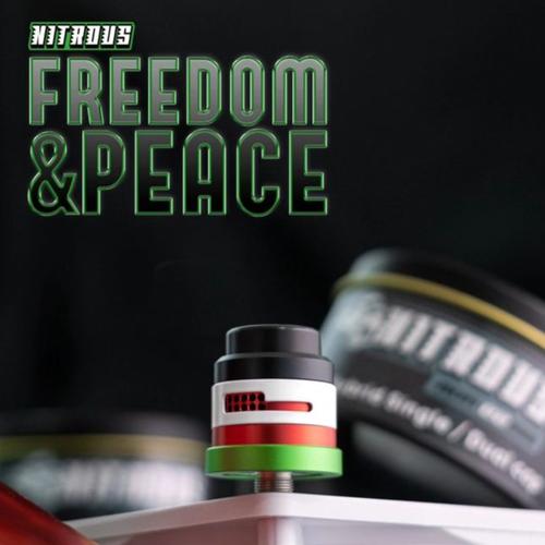 Jual Nitrous Dual Cap rda 22mm Only Freedom & Peace Edition by Koko ...