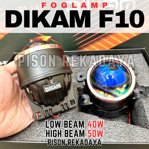 Promo Foglamp BILED Projector DIKAM F10 Lampu Kabut DIKAM F10Y Mobil 1 warna 3 warna 50 watt 3 ...