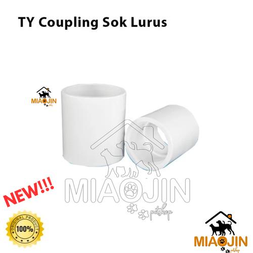 Promo TY Coupling Sok Lurus / Sabungan Pipa Pipe U - PVC Aquarium ...