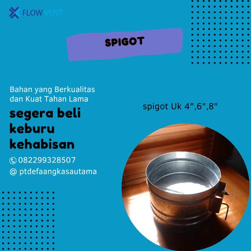 Promo SPIGOT DAMPER/ Instalasi Ducting/ Spigot uk 4",6",8" - Jakarta ...