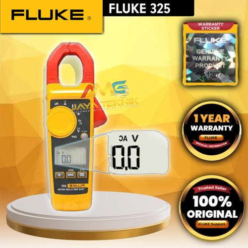 Jual FLUKE 325 TRUE RMS CLAMP METER ARUS AC/DC 400A ORIGINAL / PENGUKUR ARUS LISTRIK KABEL ...