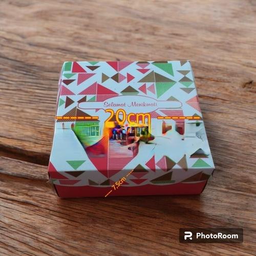 Jual KOTAK NASI / DUS NASI R10K UK. 20x20 - WARNA / PUTIH packaging ...
