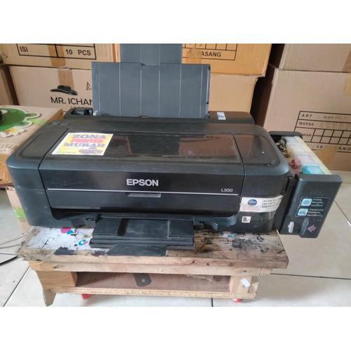 Jual Printer Epson L300 normal hasil cetak sesuai foto garansi 1 bulan ...