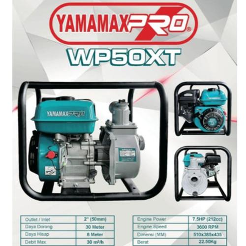 Jual YAMAMAX PRO WP 50 XT Mesin Pompa Bensin 2 Inch Water Pump Pompa ...