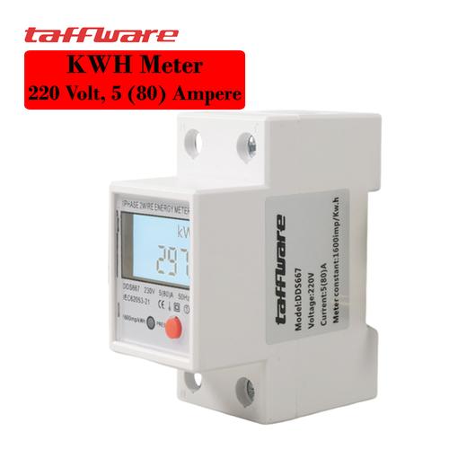 Jual Pengukur Listrik KWH Meter Taffware Smart Power Voltmeter LCD Display 220V - DDS667 ...