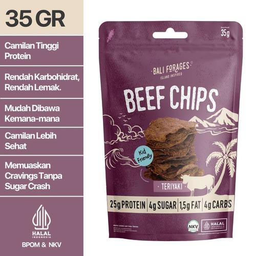 Jual Beef Chips Teriyaki Crispy Bali Forages Keripik Daging Sapi Krispi ...