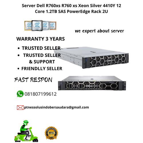 Jual Server Dell R760xs R760 xs Xeon Silver 4410Y 12 Core 1.2TB SAS ...
