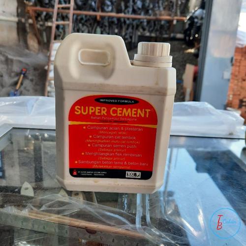 Jual SUPER CEMENT 1 Liter Campuran Pencampur Acian Aci Plesteran Semen ...